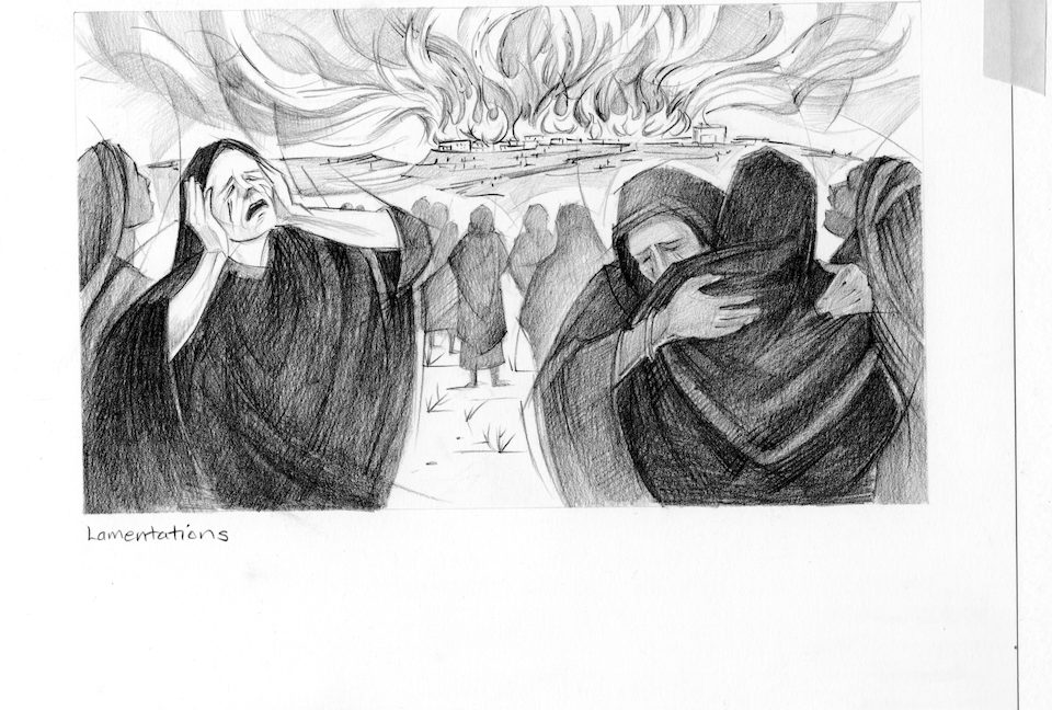 Lamentations Illustration - Lament | Saint Mary's Press