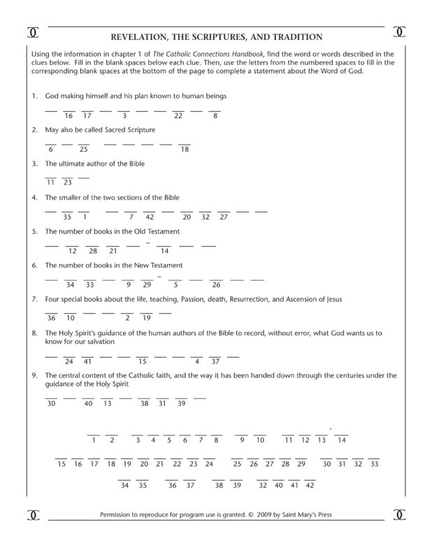 Revelation, The Scriptures, and Tradition | Saint Mary's Press