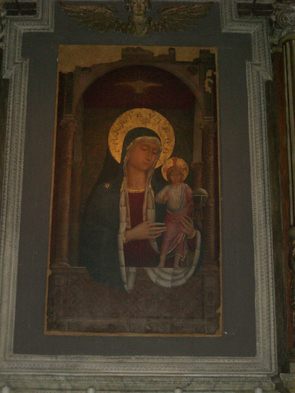 The Basilica of Saint Mary above Minerva (Santa Maria sopra Minerva) in ...