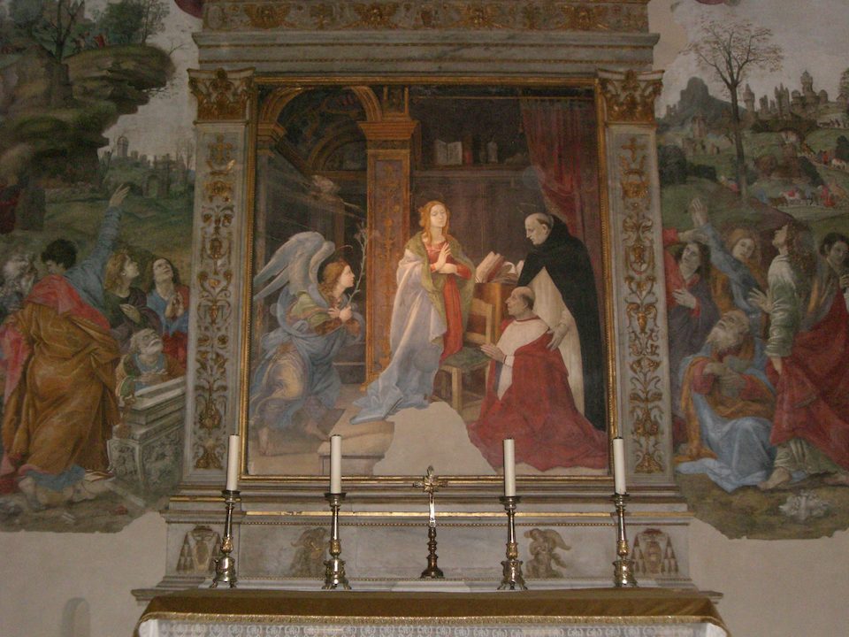 The Basilica of Saint Mary above Minerva (Santa Maria sopra Minerva) in ...