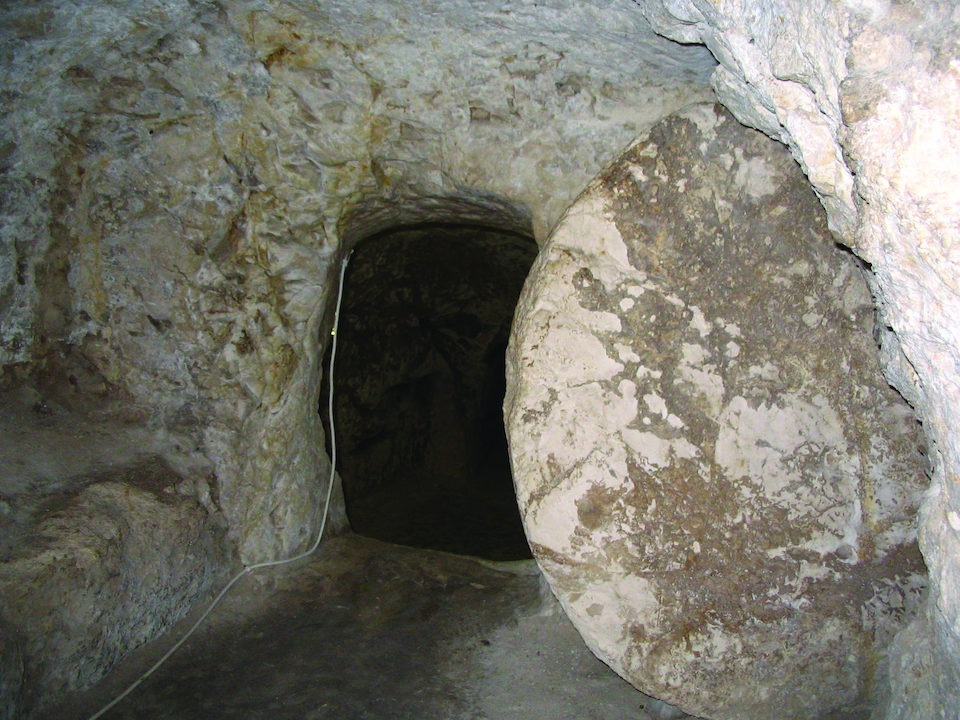 Tomb with Round Stone in Israel | Saint Mary's Press