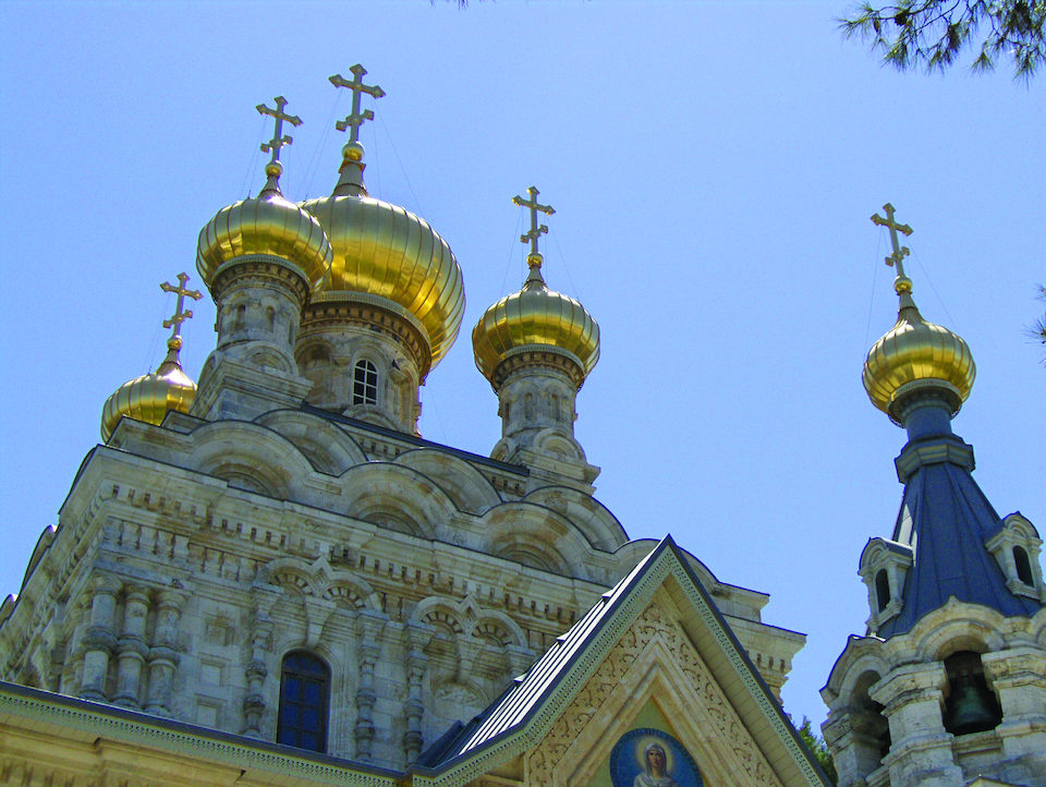 Russian Orthodox Church of Maria Magdalene in Jerusalem, Israel | Saint ...